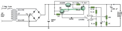 Simple Low Dropout Voltage Regulator Circuit Using Transistors
