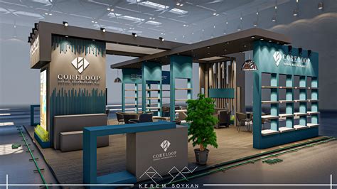 Coreloop 2022 Maktek Eurasia Exhibition Stand Design Behance