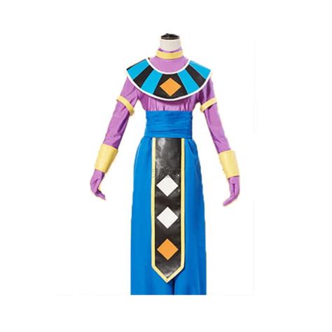 Dragon Ball Super Beerus Blue Manga Cosplay Costume Free Shipping