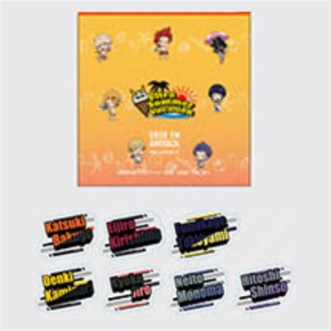 [24년 12월 발매] 나의 히어로 아카데미아 아니카페 콜라보 공식 클리어 케이스 And 랜덤 명찰 뱃지 1종 케이스 B 나히아 히로아카 애니 공식 굿즈 ~24 10