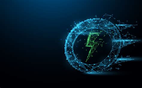 선 삼각형 및 입자 스타일 디자인에서 전기 자동차 기호 및 기호 아이콘 하이브리드 자동차 대체 연료 차량에 대한 스톡 벡터 아트 및 기타 이미지 하이브리드 자동차 대체