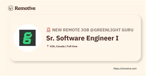 Hiring Sr Software Engineer I Greenlight Guru