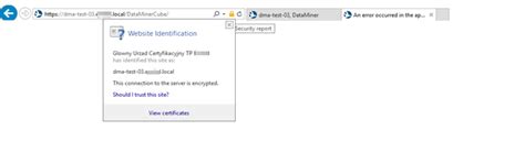 Problem With Connection To Dma Dataminer Dojo