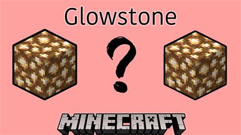 How To Get Glowstone In Minecraft Minecraft Tutorial YouTube