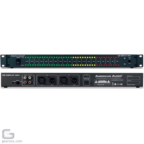 ADJ DB DISPLAY MKII Active DBM LED Decibel DB Meter 1U Rackmount Gearooz Com