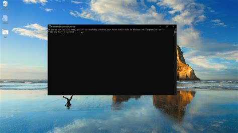 How To Create A Batch File In Windows 10
