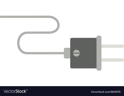 Plug With Cord Icon Royalty Free Vector Image VectorStock