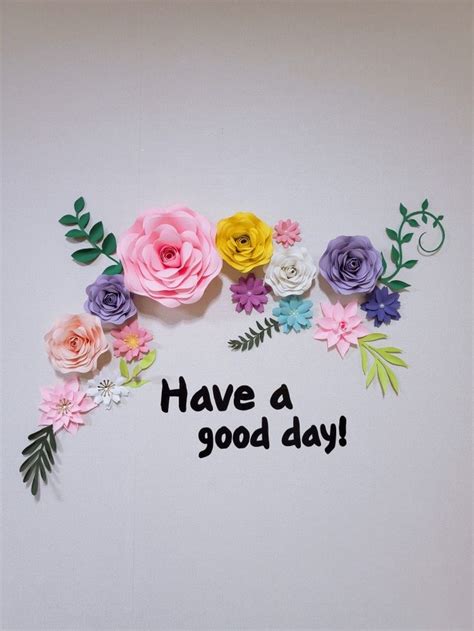 페이퍼플라워 벽장식 종이 장미 종이 꽃 벽 종이 꽃 만들기