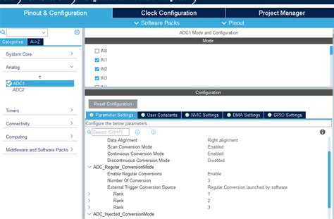 Stm32基于cubemx Hal库proteus 仿真adc多通道dma采集 Stm328