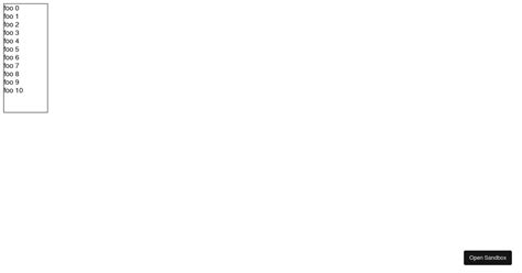 React Stay Scrolled Demo Codesandbox