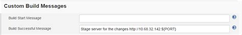 Can We Customize The Message Back To Gerrit In Jenkins With Variable