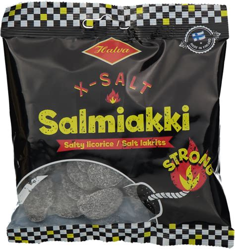 Salmiakki X Salt 120g Halva Eko