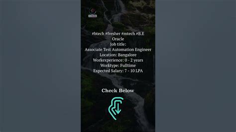 Associate Test Automation Engineer Oracle Softwareengineer Dataanlysis Analyticalbalance