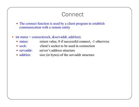 Socketprogramming Tcp And Udp Overviewpdf