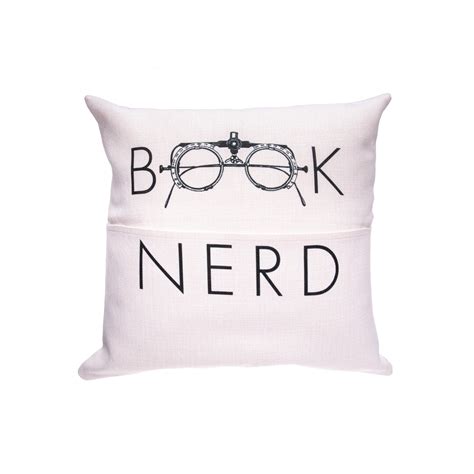 Book Nerd Pocket Pillow Cover The Huntington Store