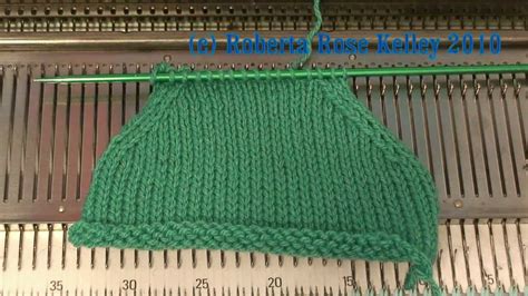 Ssk Or S1 K1 Psso Decrease On The Knitting Machine Youtube