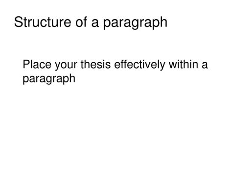 Ppt Constructing Thesis Powerpoint Presentation Free Download Id