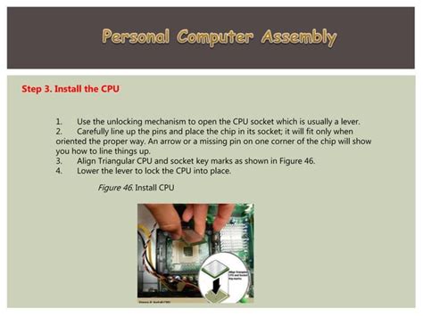 PC Assembly And Disassembly Pptx PC Games Video Gaming