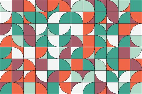 Abstract Colorful Geometric Mosaic Seamless Pattern 12889476 Vector Art At Vecteezy