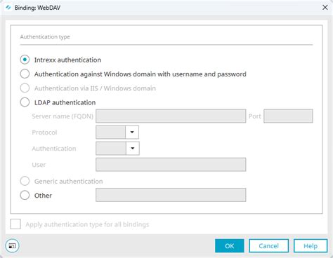 Webdav Authentication