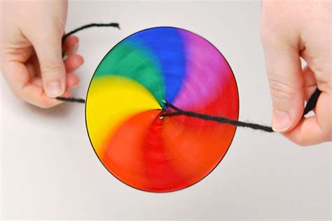 Diy String Spinner Toy One Little Project