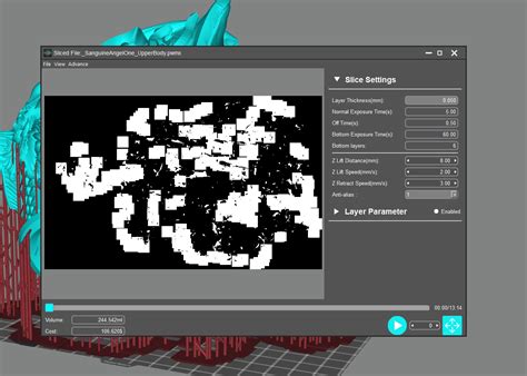 weird artifacts in the sliced file anycubicphoton