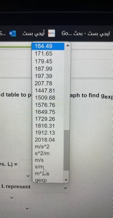 solved use the following equation and table to plot a proper