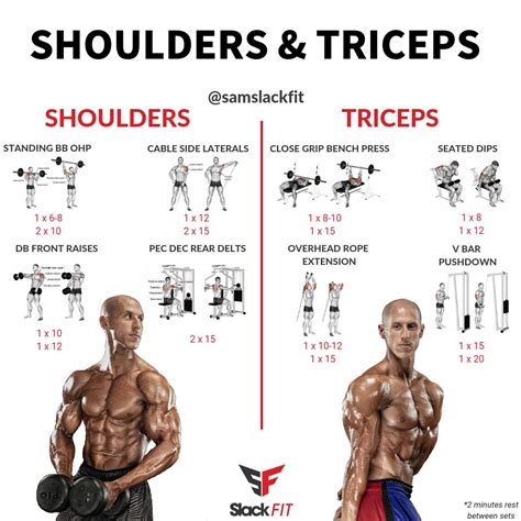 Triceps Workout Chart For Men