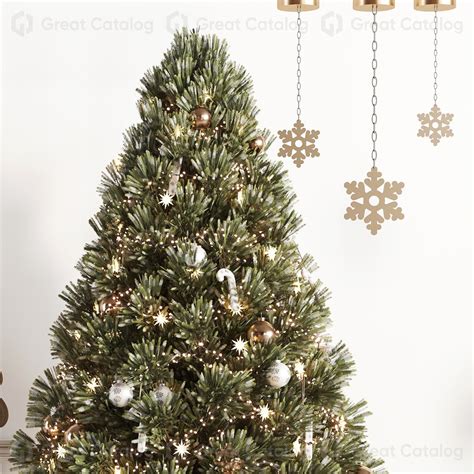 Christmas Tree Decoration Set 011 3d Model Greatcatalog 73429