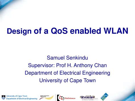 PPT Design Of A QoS Enabled WLAN PowerPoint Presentation Free Download ID 3267628