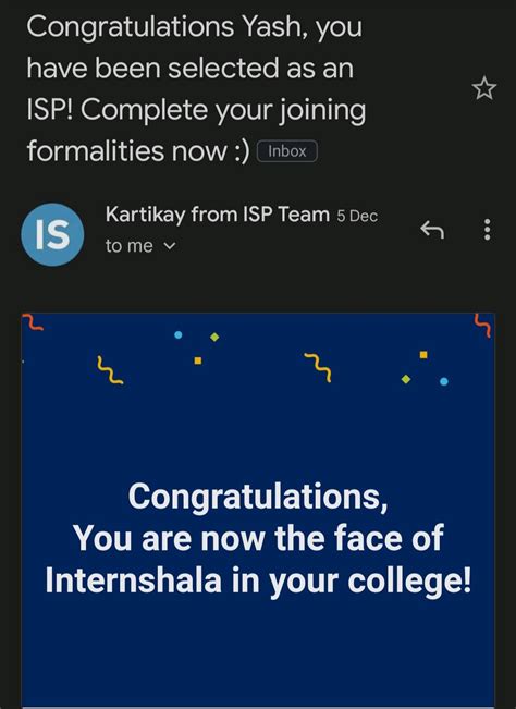 yash borse on linkedin internship internshala help freshers opportunity team