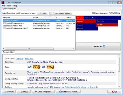 Css Menu Generator Download Softpedia