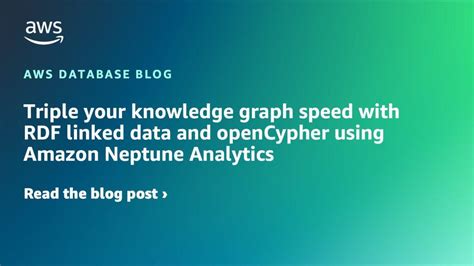 Triple Your Knowledge Graph Speed With Rdf Linked Data And Opencypher