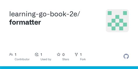 Github Learning Go Book 2eformatter