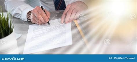 Hands Of Man Checking Document Multiple Exposure Stock Photo Image Of People Desk 213064186