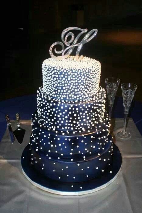 Navy Blue Cake Quince Ideas Pinterest