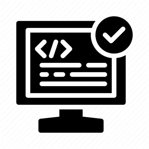 Programming Tick Coding Function Computer Icon Download On Iconfinder