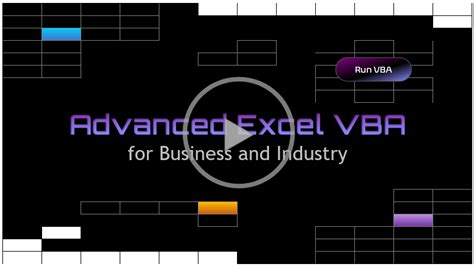 Advanced Excel VBA For Business And Industry Class