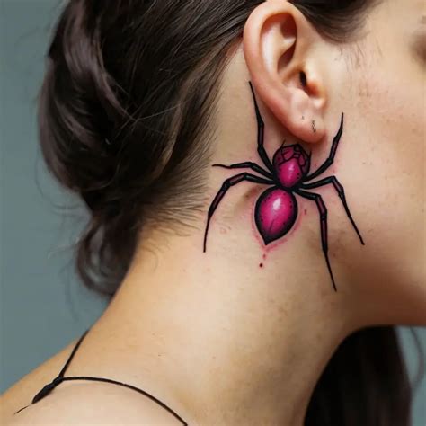 Spider Thigh Tattoo
