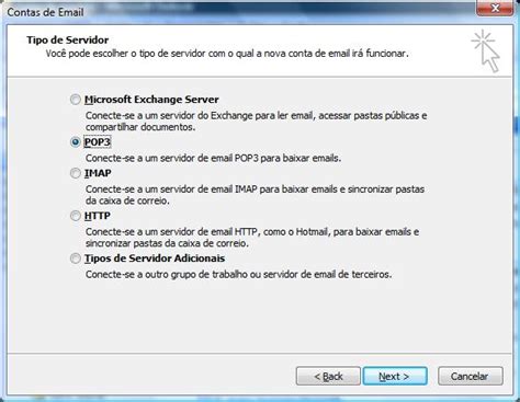 Como Configurar Meu E Mail No Outlook 2003 Ajuda Inetweb Base De Conhecimento