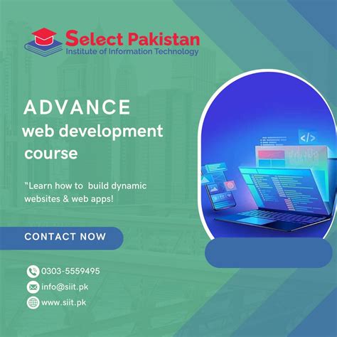 Learn Web Development With Advanced Web Development Select Institute Of Information Technology