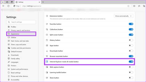 How To Enable Or Disable Internet Explorer Mode In Microsoft Edge In Windows Guiding Tech