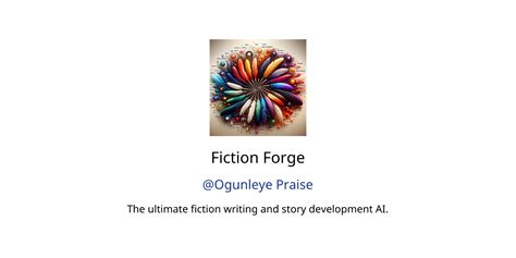 Fiction Forge Gpts Features And Functions Examples And Prompts Gpt Store