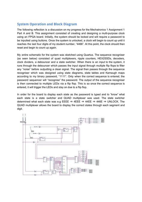 Mechatronics 1 Part C Reflection 48622 Mechatronics 1 Uts Thinkswap