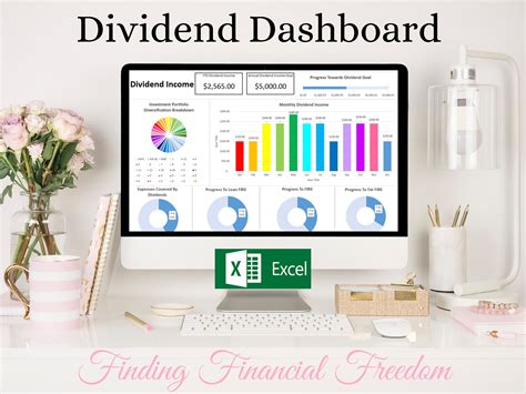 Dividend Tracker Track Your Dividends In Microsoft Excel Etsy Canada