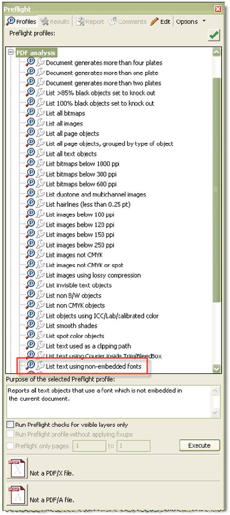 Figure 2 List Text Using Non Embedded Fonts