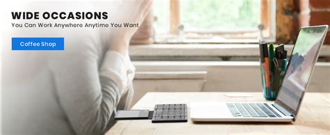 Geodmaer Foldable Bluetooth Keyboard Portable Full Size Folding Keyboard With Large