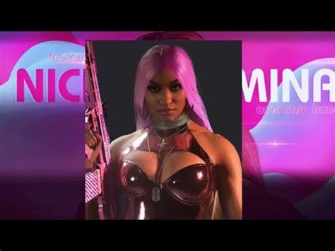 Call Of Duty Season 5 Skin Nicki Minaj New Operator Bundle First
