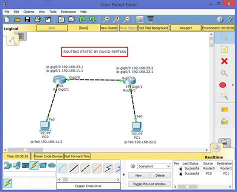 SETTING ROUTING STATIC PADA ROUTER CISCO Dsrtkj