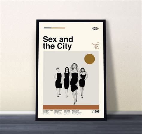 Sex And The City Poster Sex And The City Print Minimalist Poster